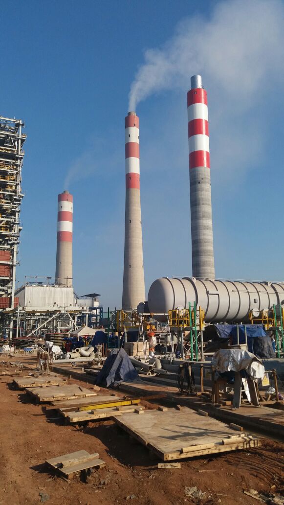 Proses Roll Plat untuk Cerobong PLTU - CV. MAKMUR BUDHI